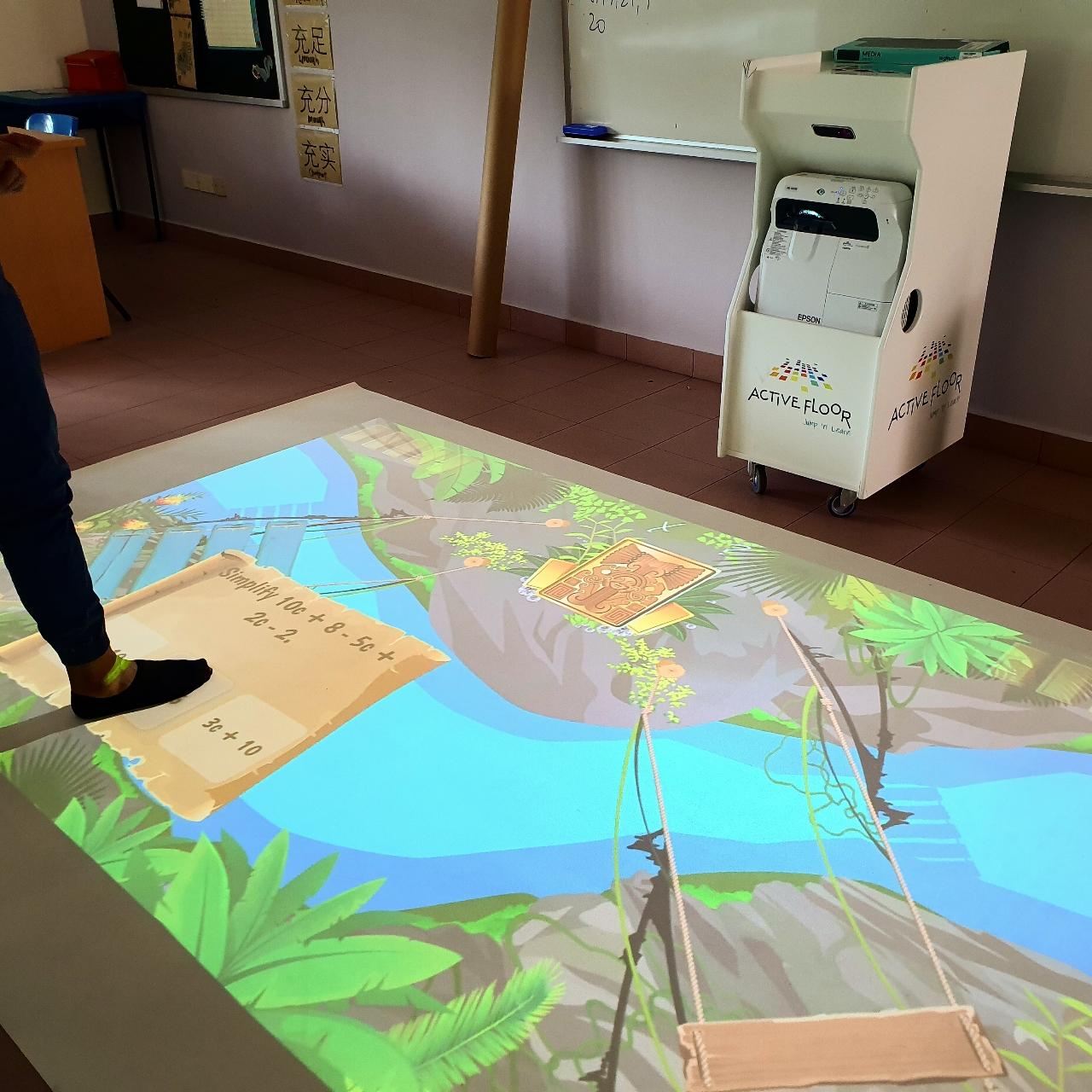 Interaktive gulv (Loesninger) der skaber bevægelse i institutionerne ...